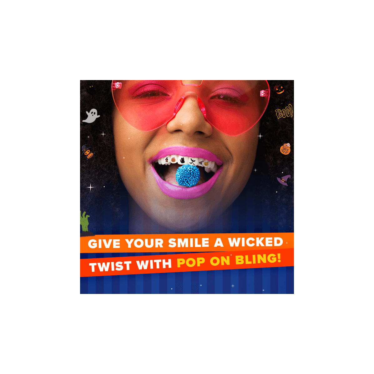Bloody Halloween Bling – Pop On Veneers